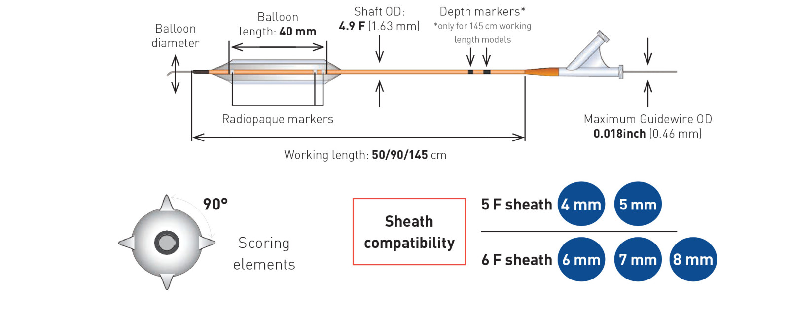 Aperta NSE™ PTA Balloon Dilatation Catheter